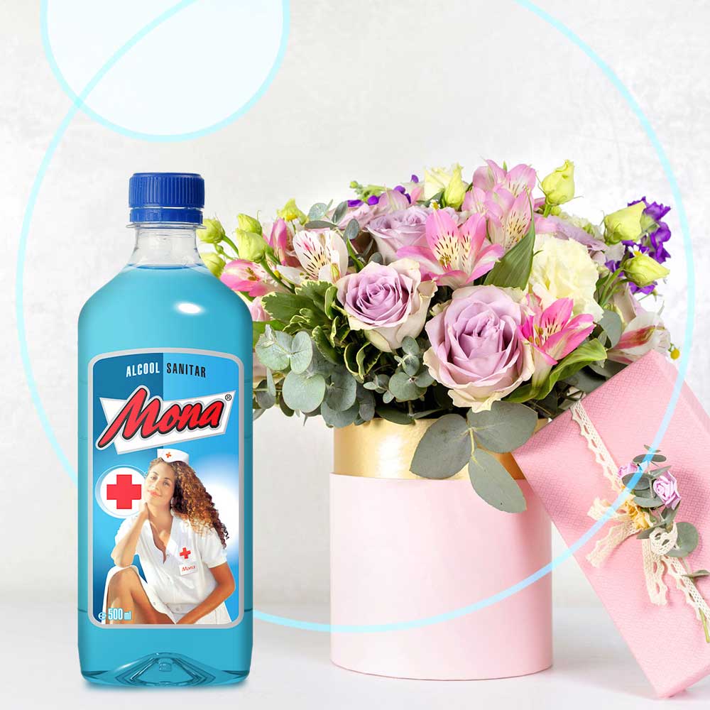 Alcool Sanitar Spirt Mona | Delumani - Magazin Online Romanesc